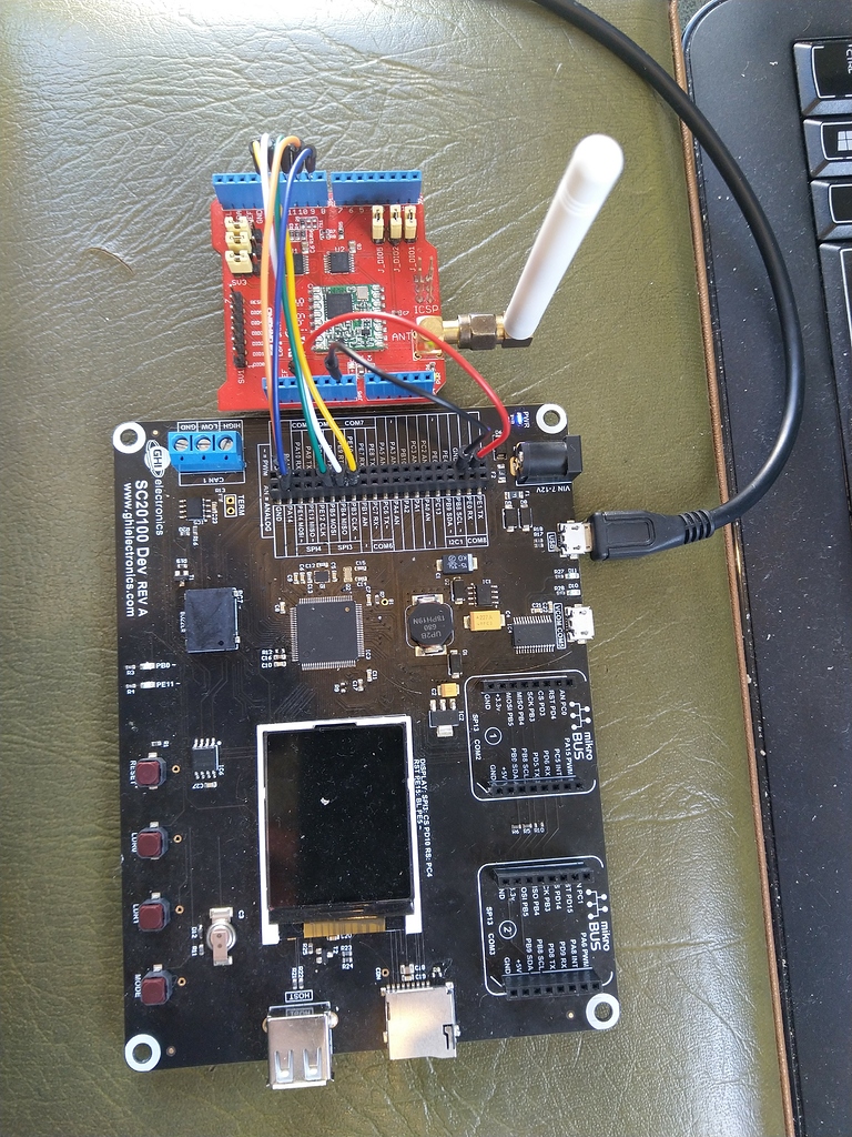 SC20100 LoRa connectivity progress - TinyCLR OS - GHI Electronics' Forums