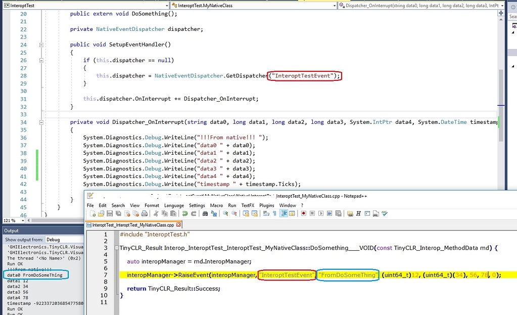Interopt: Post an Event from Native to Managed - TinyCLR OS - GHI ...