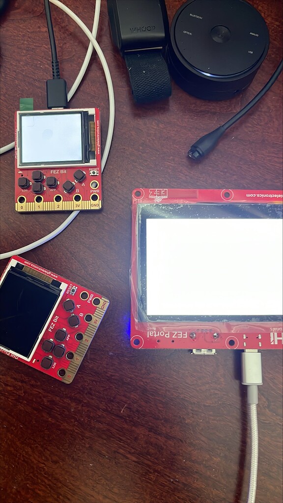 FEZ Bit & Portal - no code execution, blank screens - TinyCLR OS - GHI Electronics' Forums